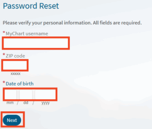 Forgot MyChart Login Information | OrthoVirginia